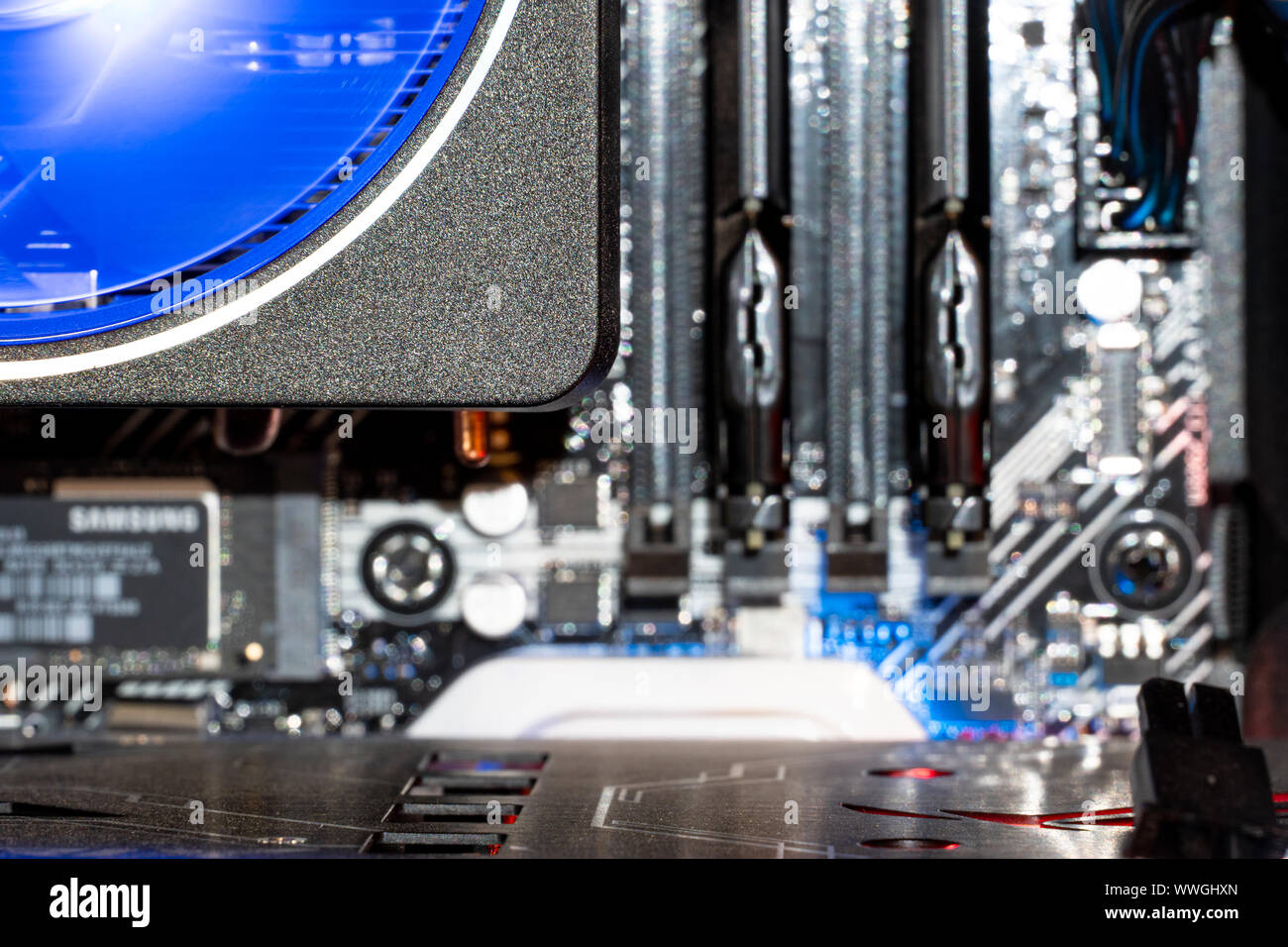 Cpu on motherboard hi-res stock photography and images - Alamy