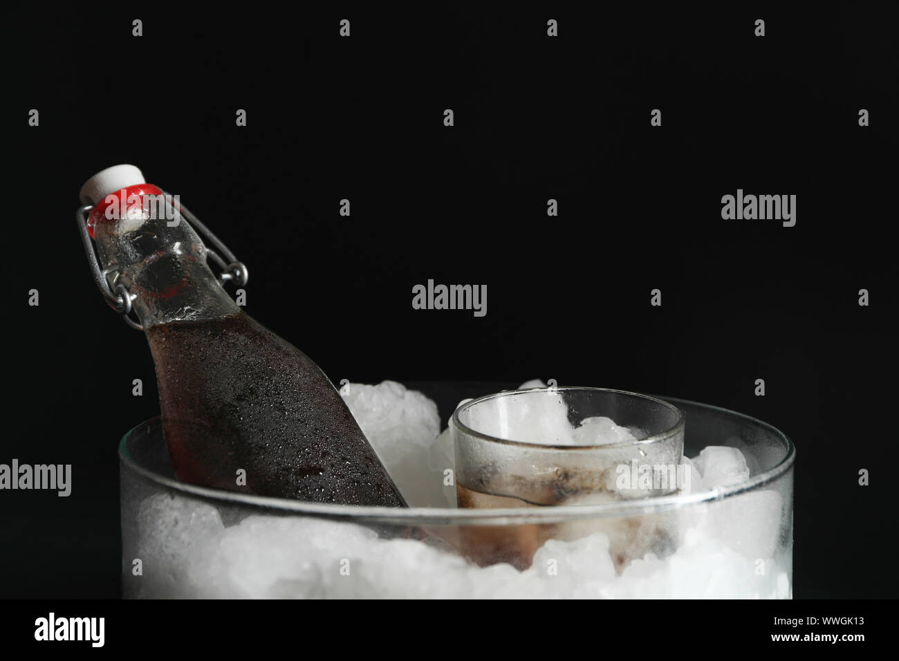 Cola crushed ice bottle hi-res stock photography and images - Alamy