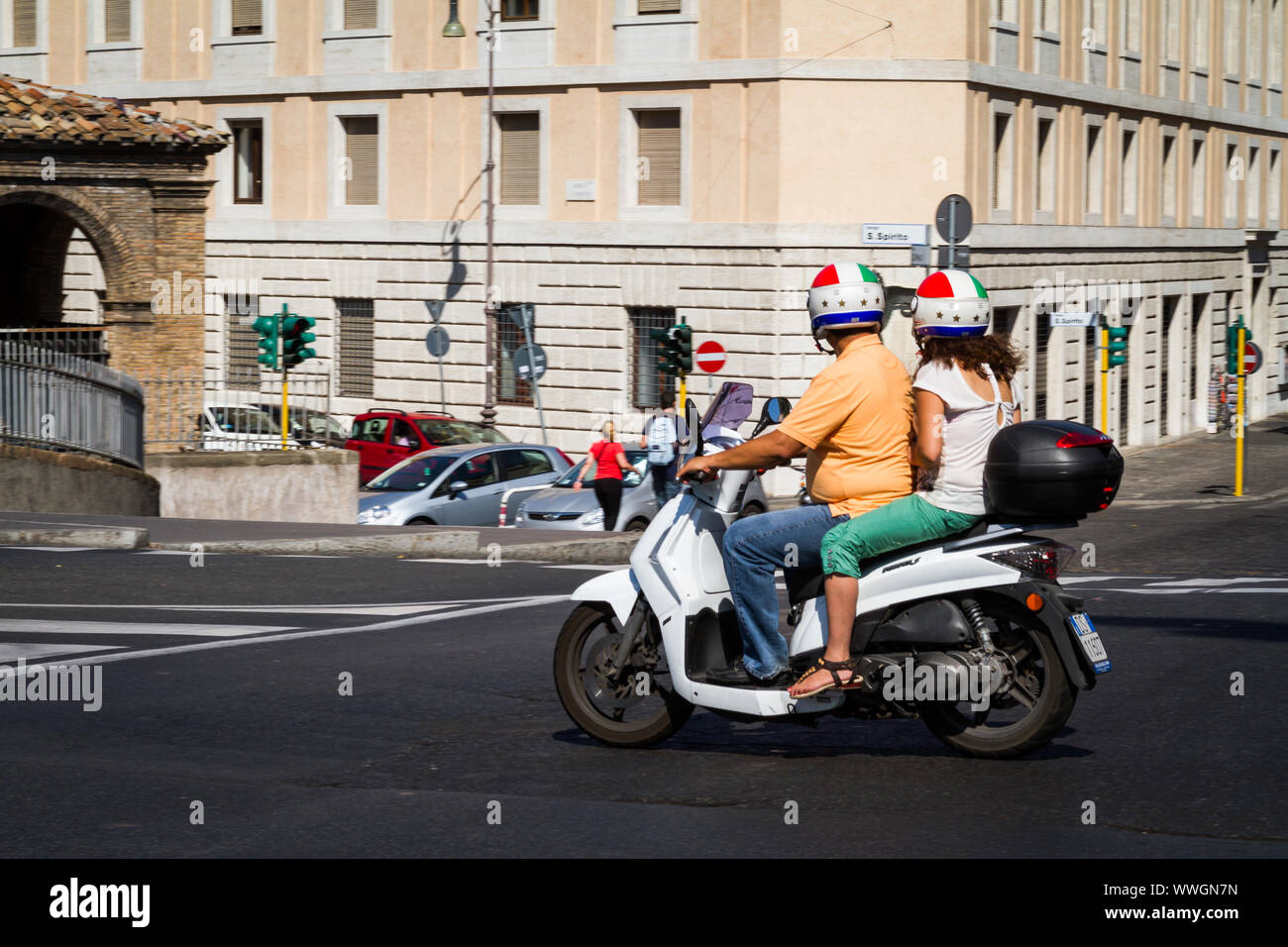 Vespa Rome High Resolution Stock Photography and Images - Alamy