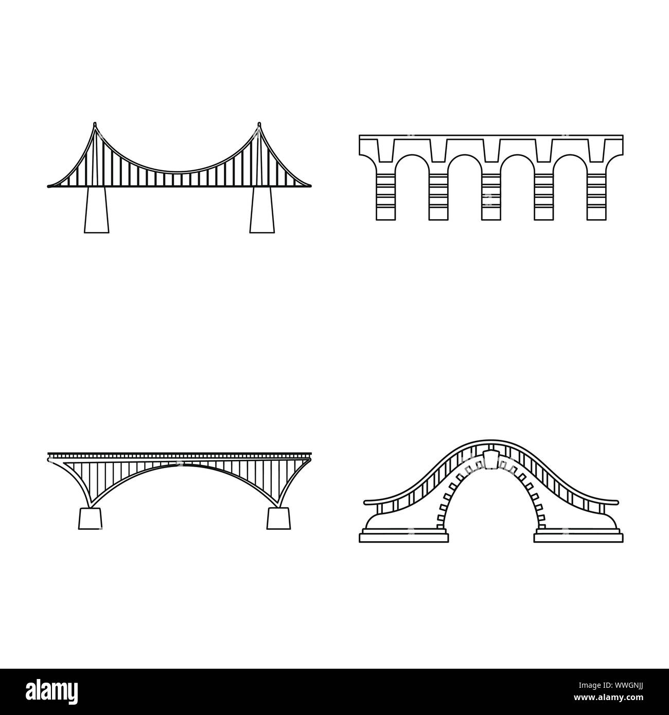 Isolated Object Of Sight And Connection Symbol Set Of Sight And Construct Stock Symbol For Web 