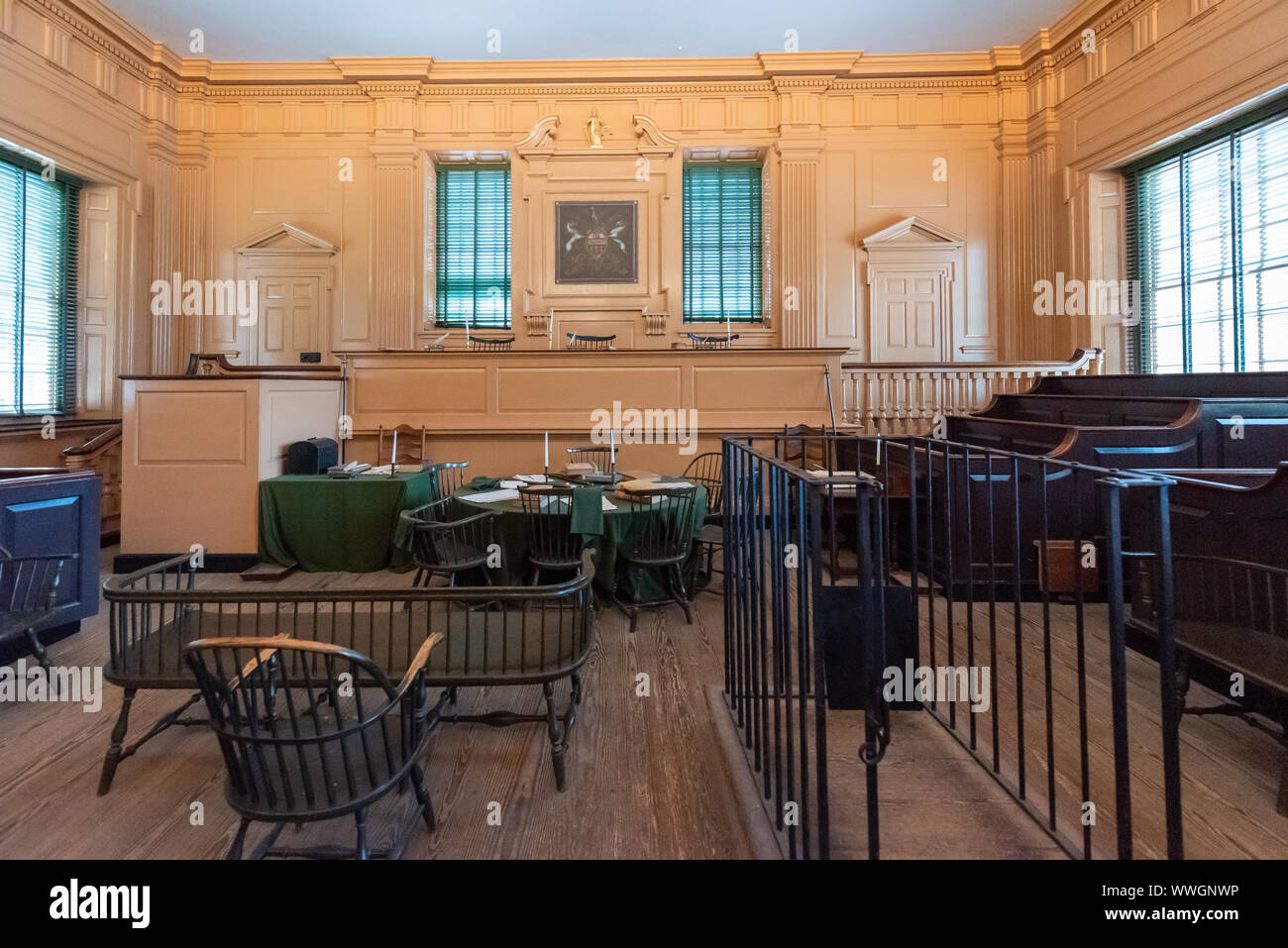 Court room usa hi-res stock photography and images - Alamy
