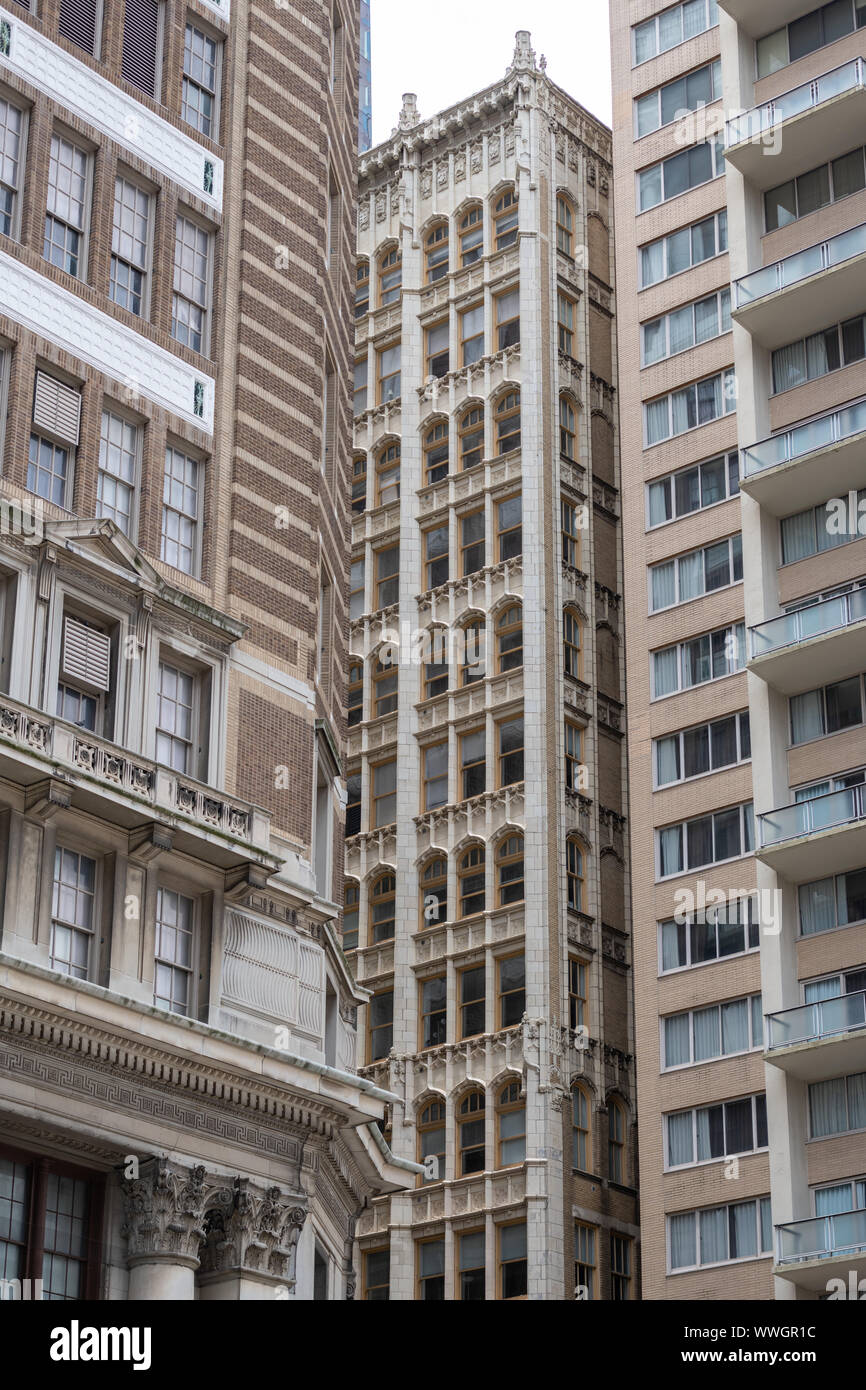 An early 19th century apartment building at the corner of 17th and Arch ...