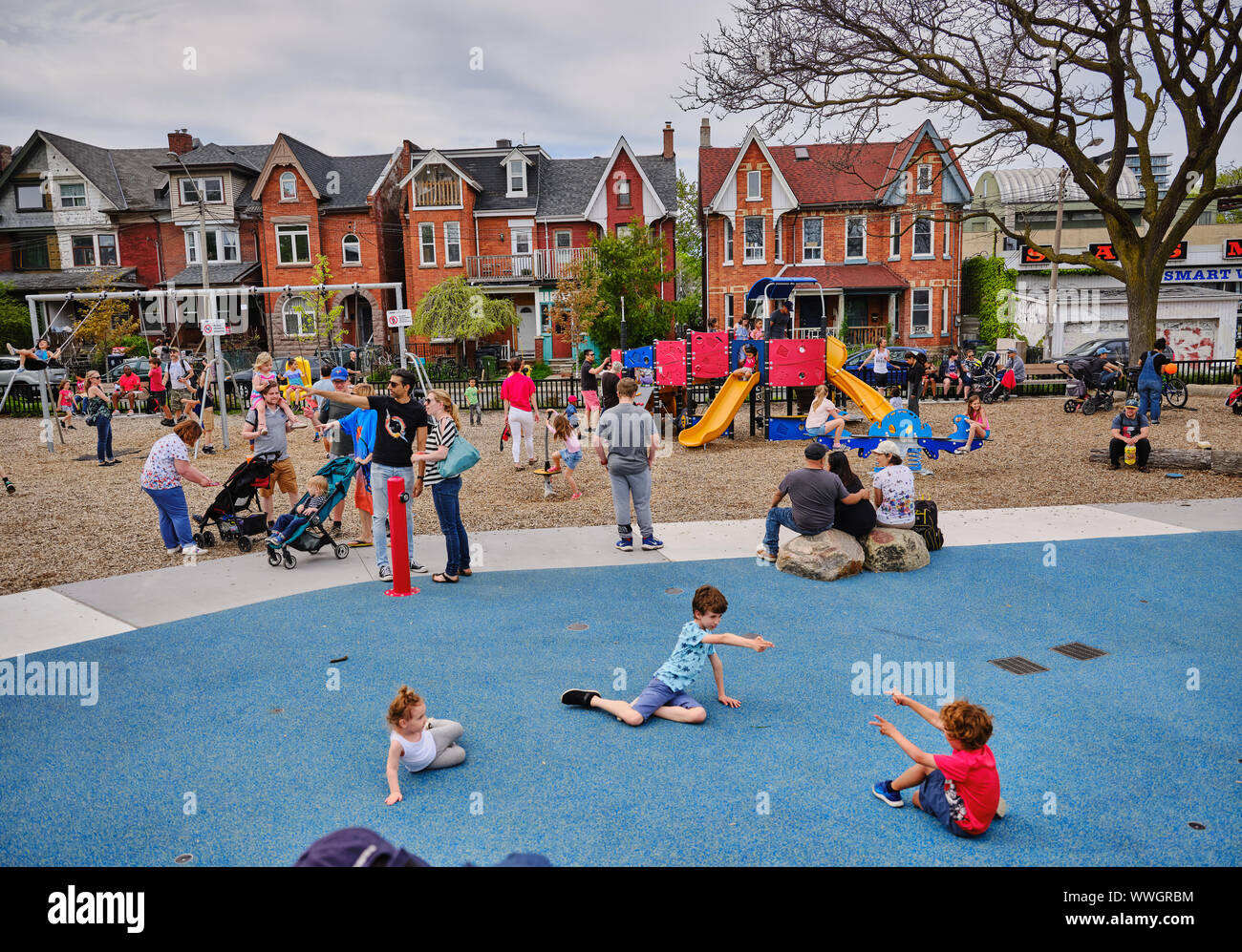 Kensington Market park Stock Photo - Alamy