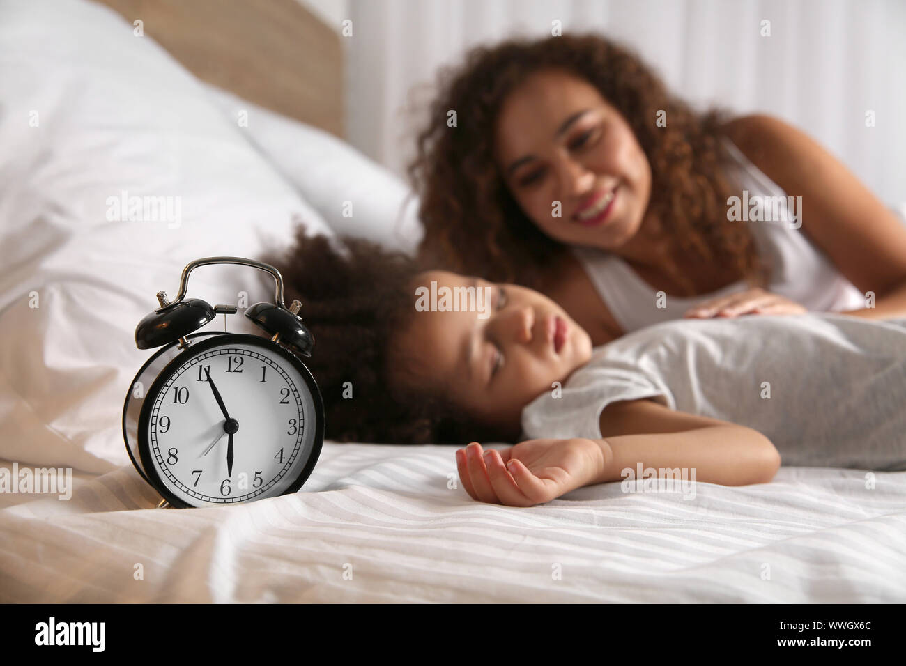 African child alarm clock hi-res stock photography and images - Alamy