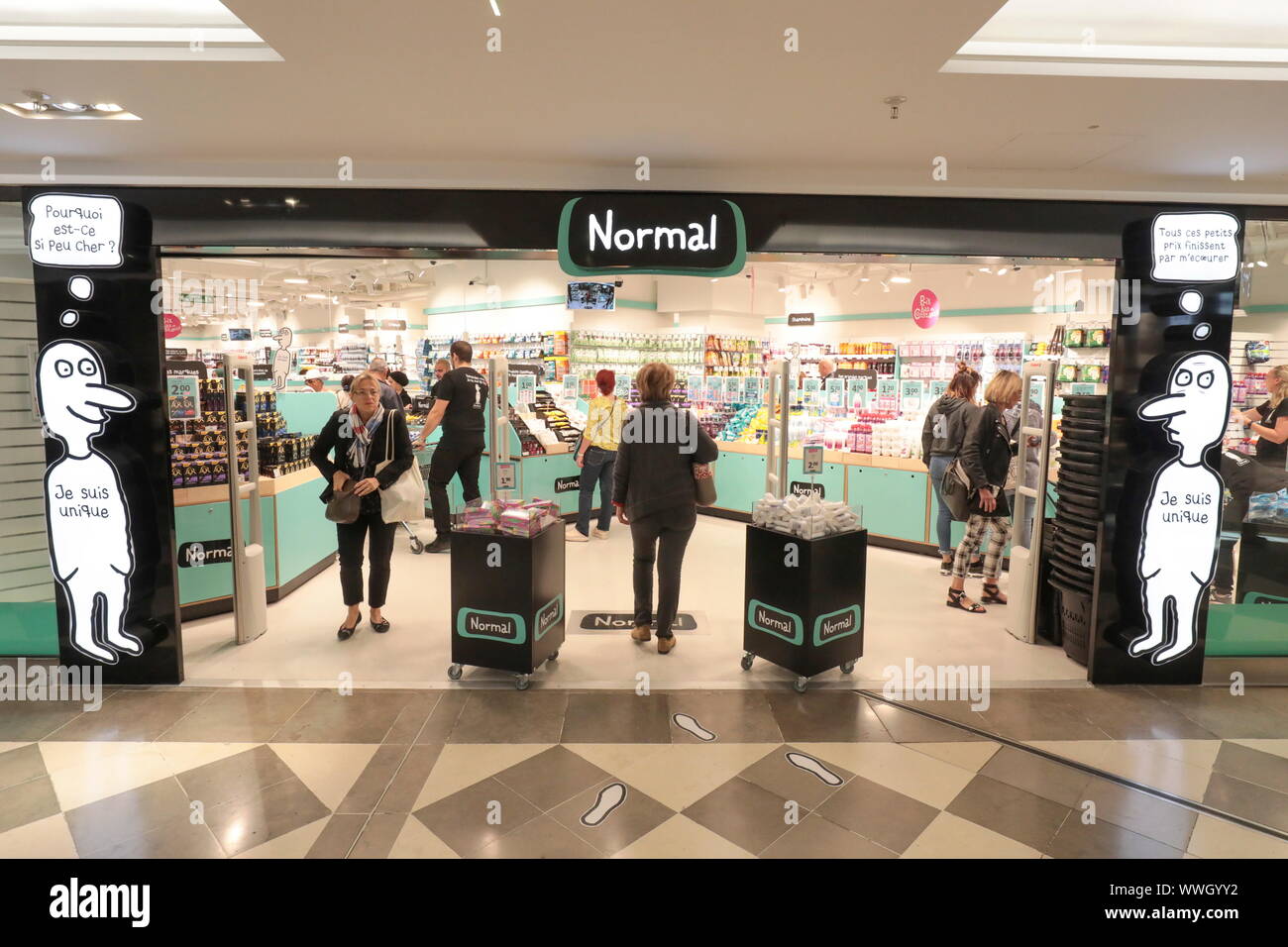 store NORMAL in PARIS Stock Photo - Alamy