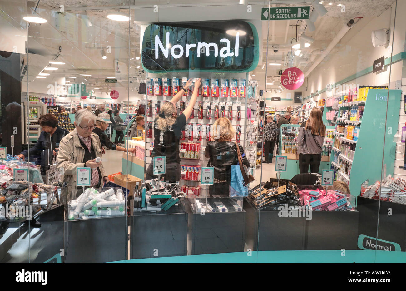 store NORMAL in PARIS Stock Photo - Alamy