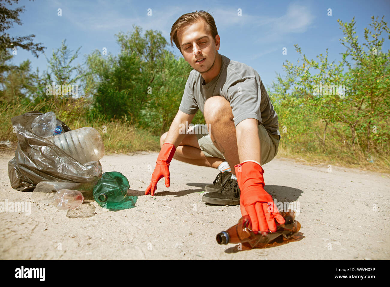 Plastic build up beach hi-res stock photography and images - Alamy