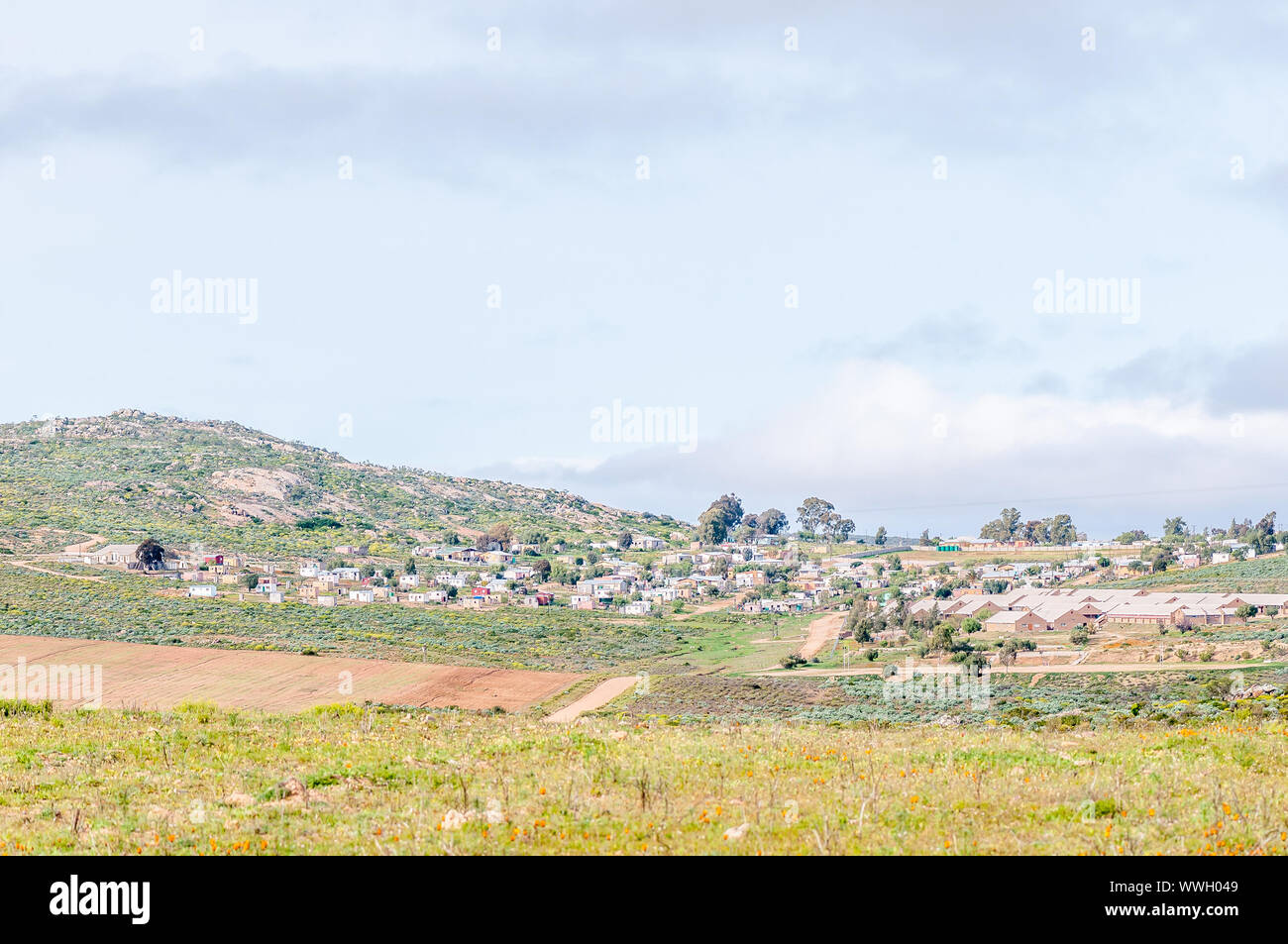 View of Kharkams, a small town between Kamieskroon and Garies in the ...