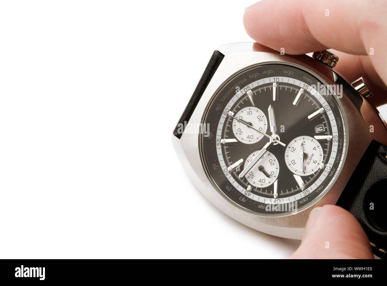 focus point on watch(selective Stock Photo - Alamy