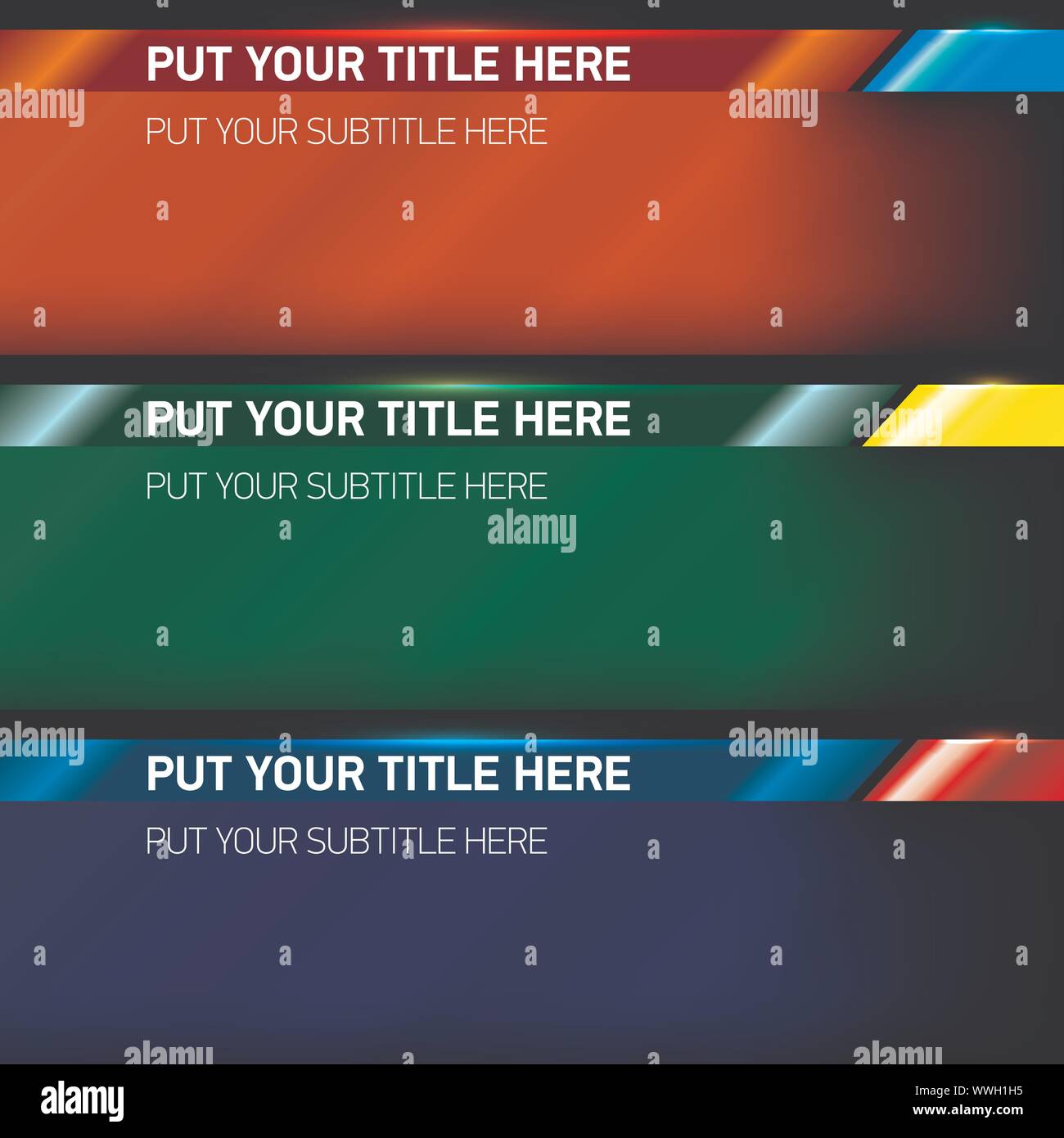 Hud lower third Stock Vector Images - Alamy