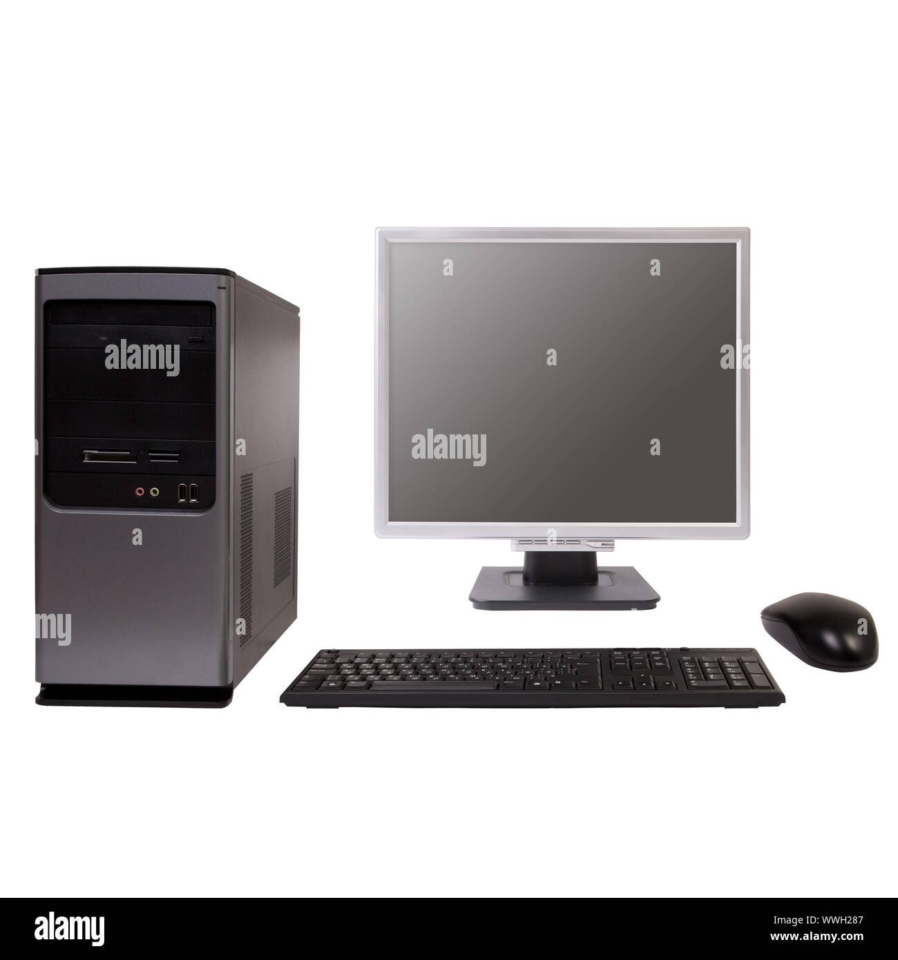 workstation isolated on white background, made from my images and ...