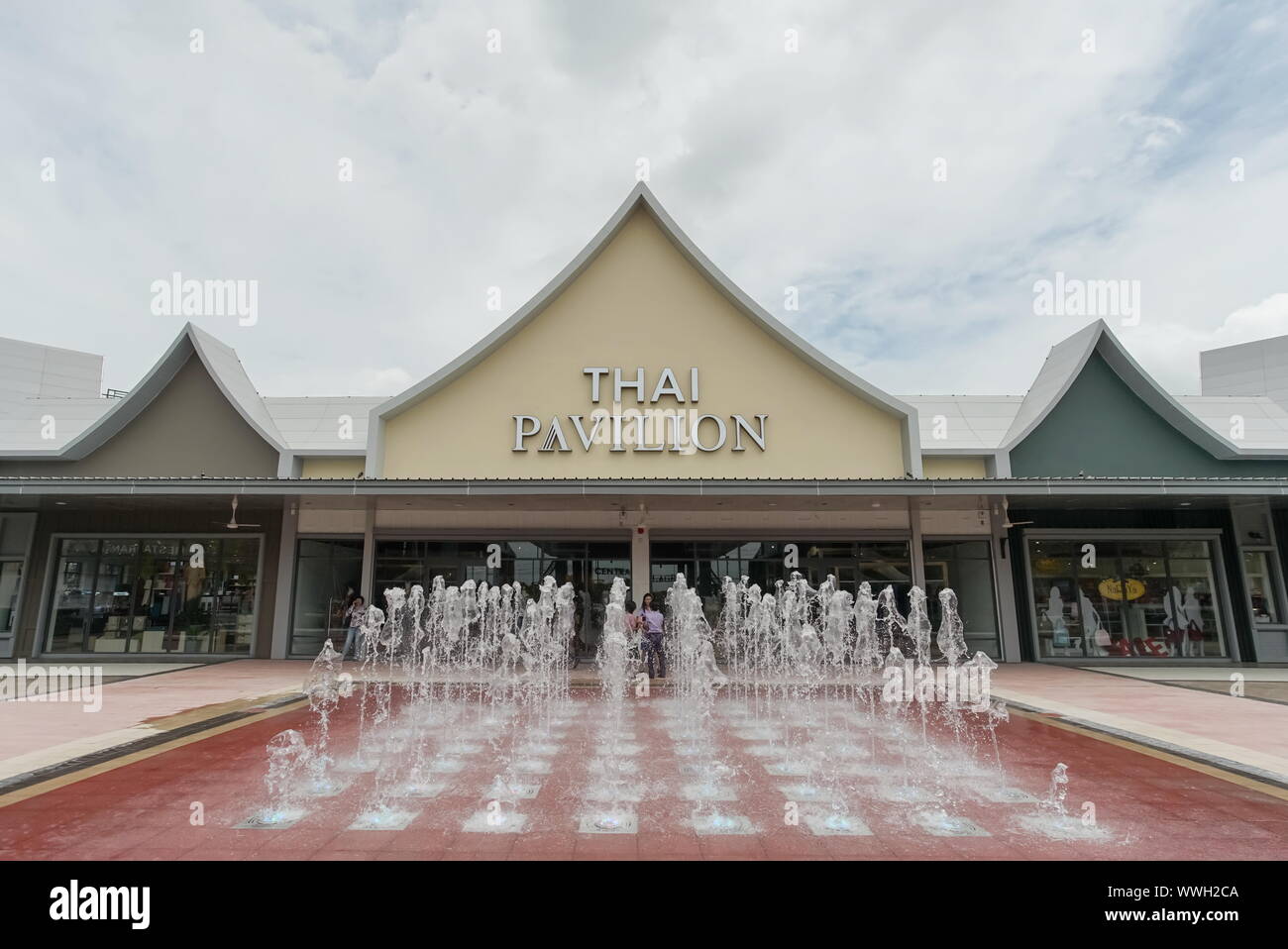 Samut Prakan, Thailand - September 06, 2019: Thai Pavilion in the new ...