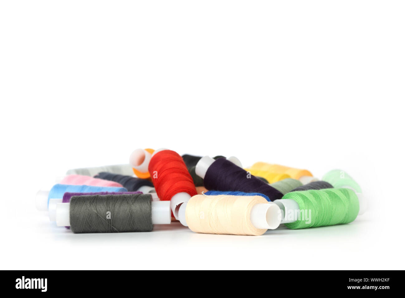 thread isolated on white background Stock Photo - Alamy