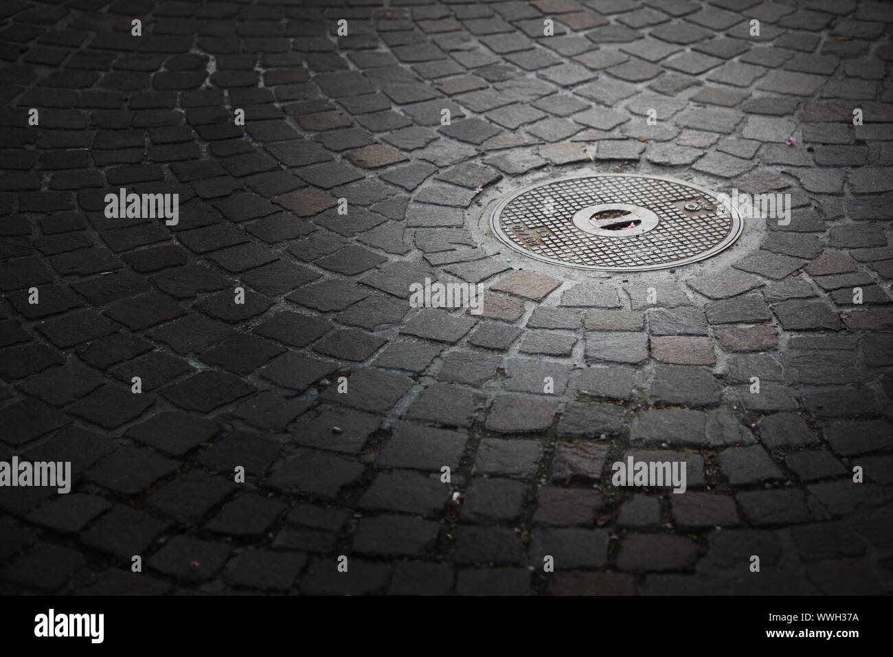 hatch in ground close up Stock Photo - Alamy