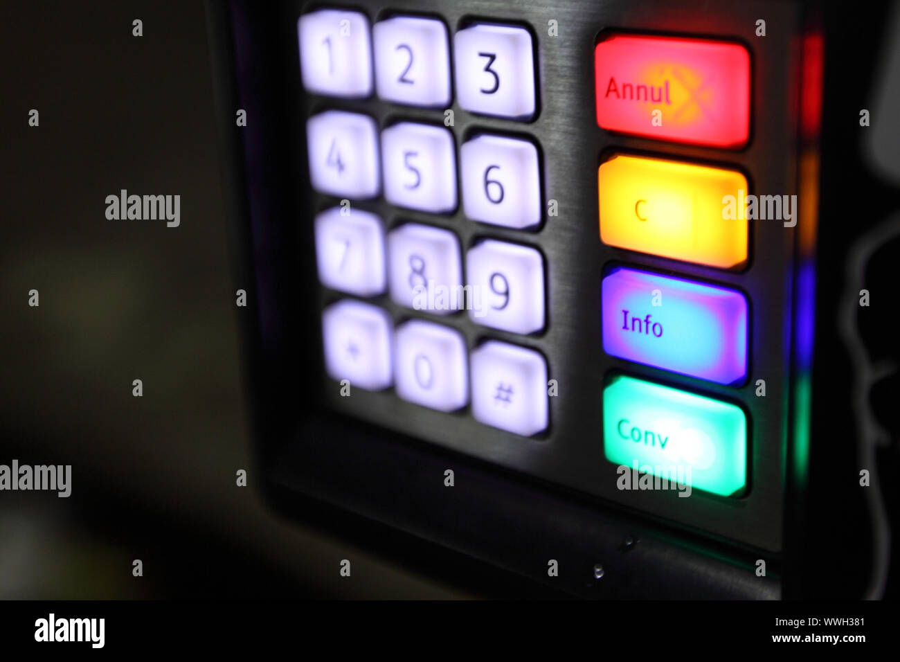 enter the pin and log on Stock Photo - Alamy