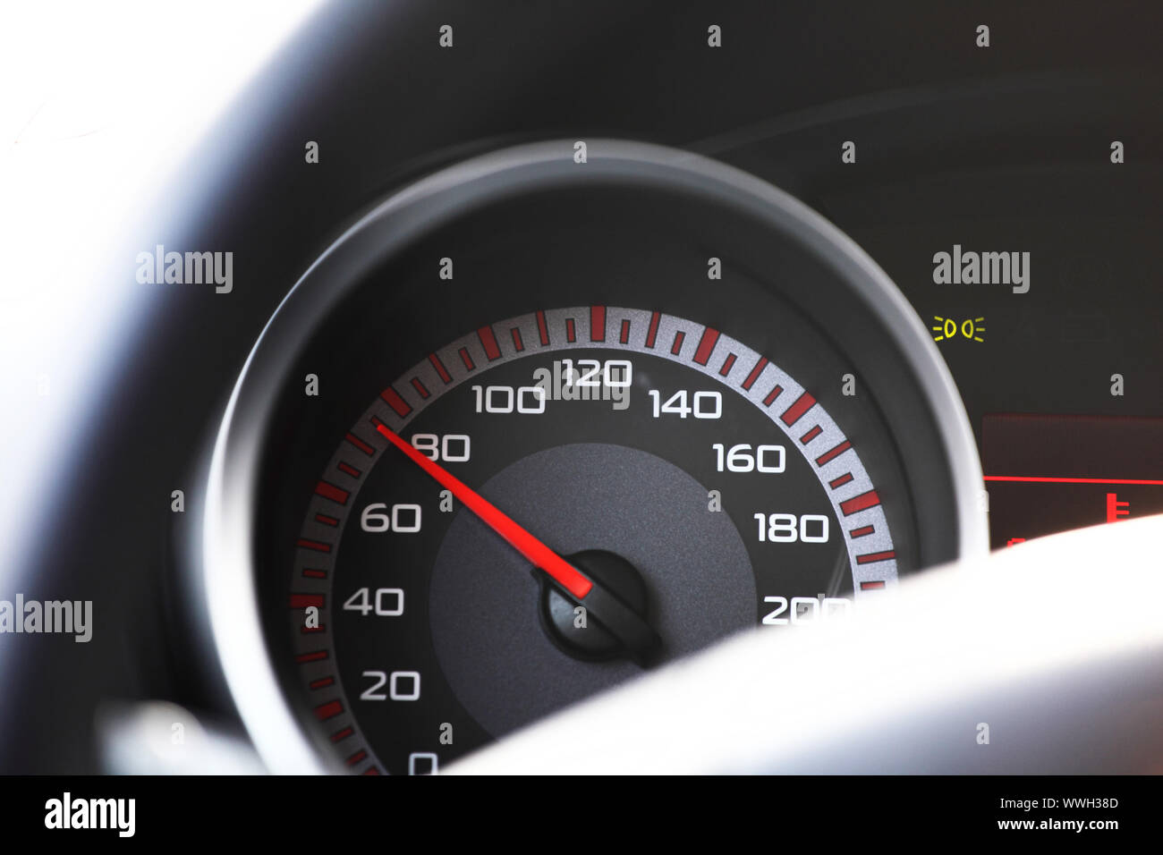 speedometer inside the car Stock Photo - Alamy