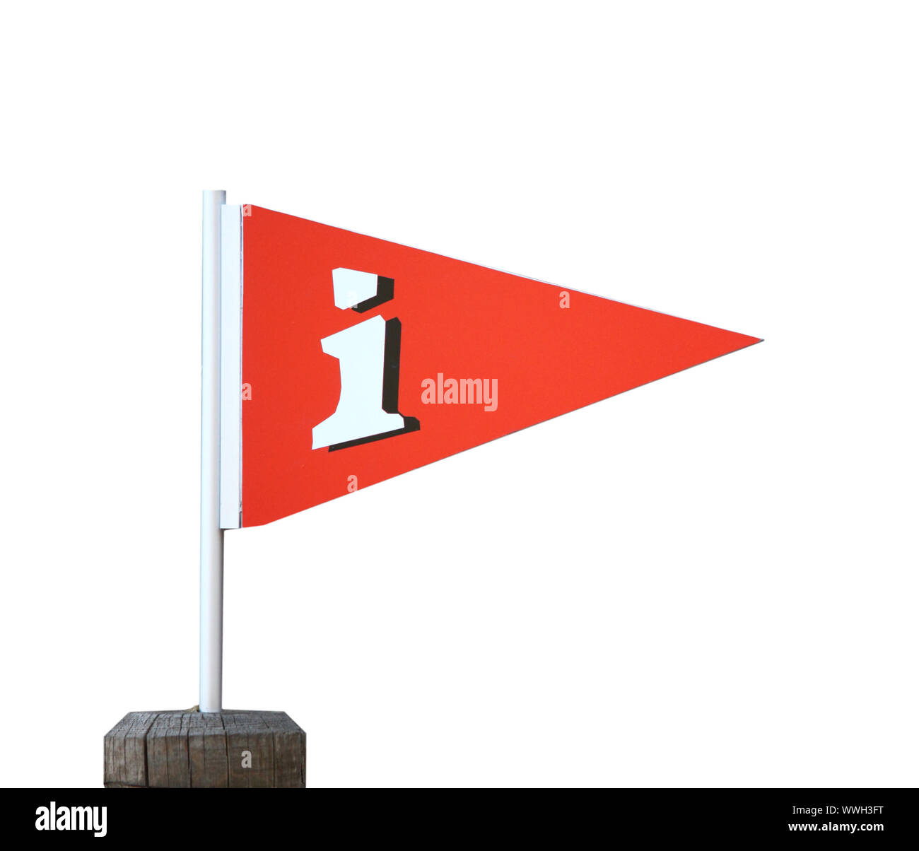 info sign isolated on white background Stock Photo - Alamy