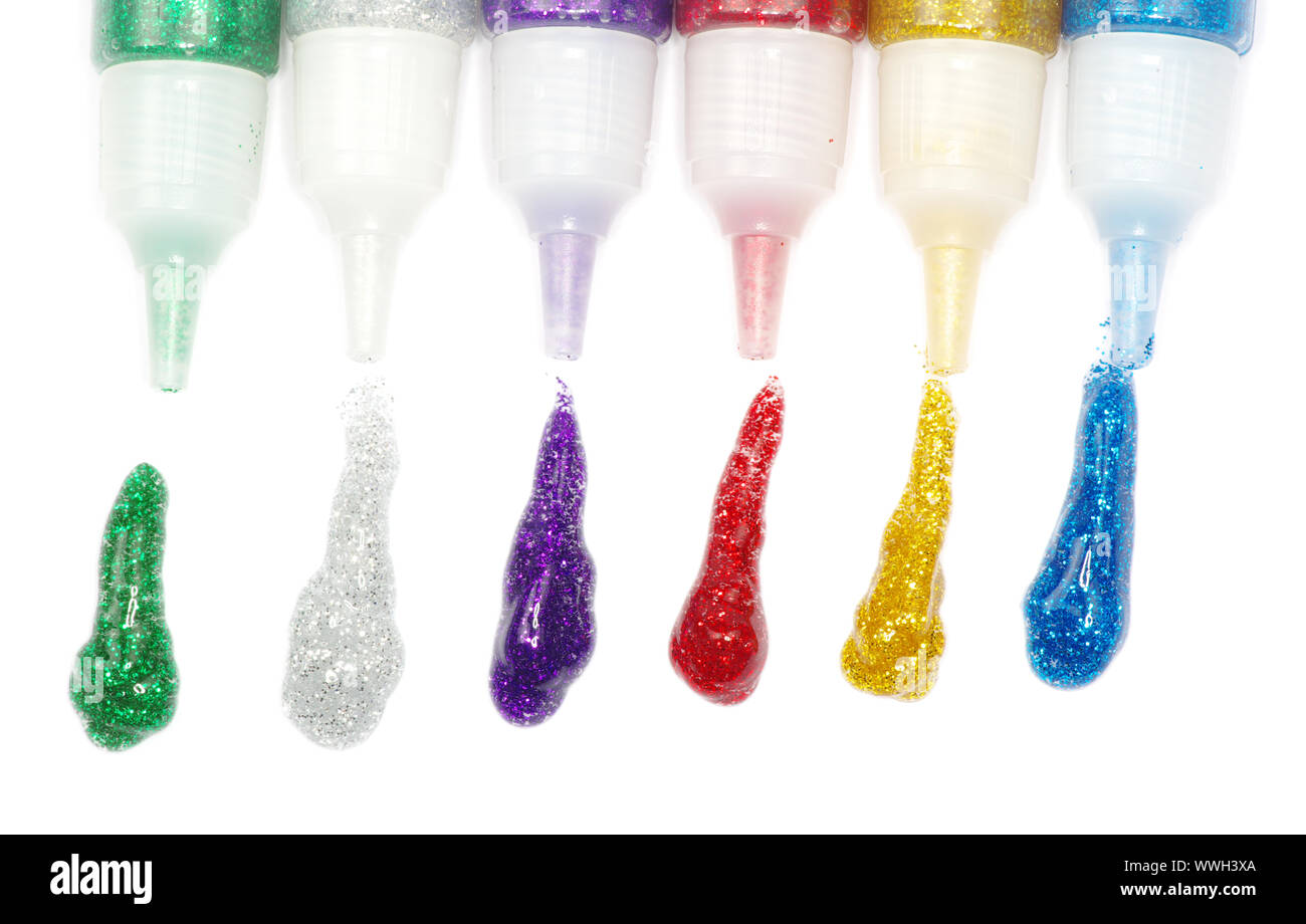 Tubes of colorful oil paint Stock Photo - Alamy