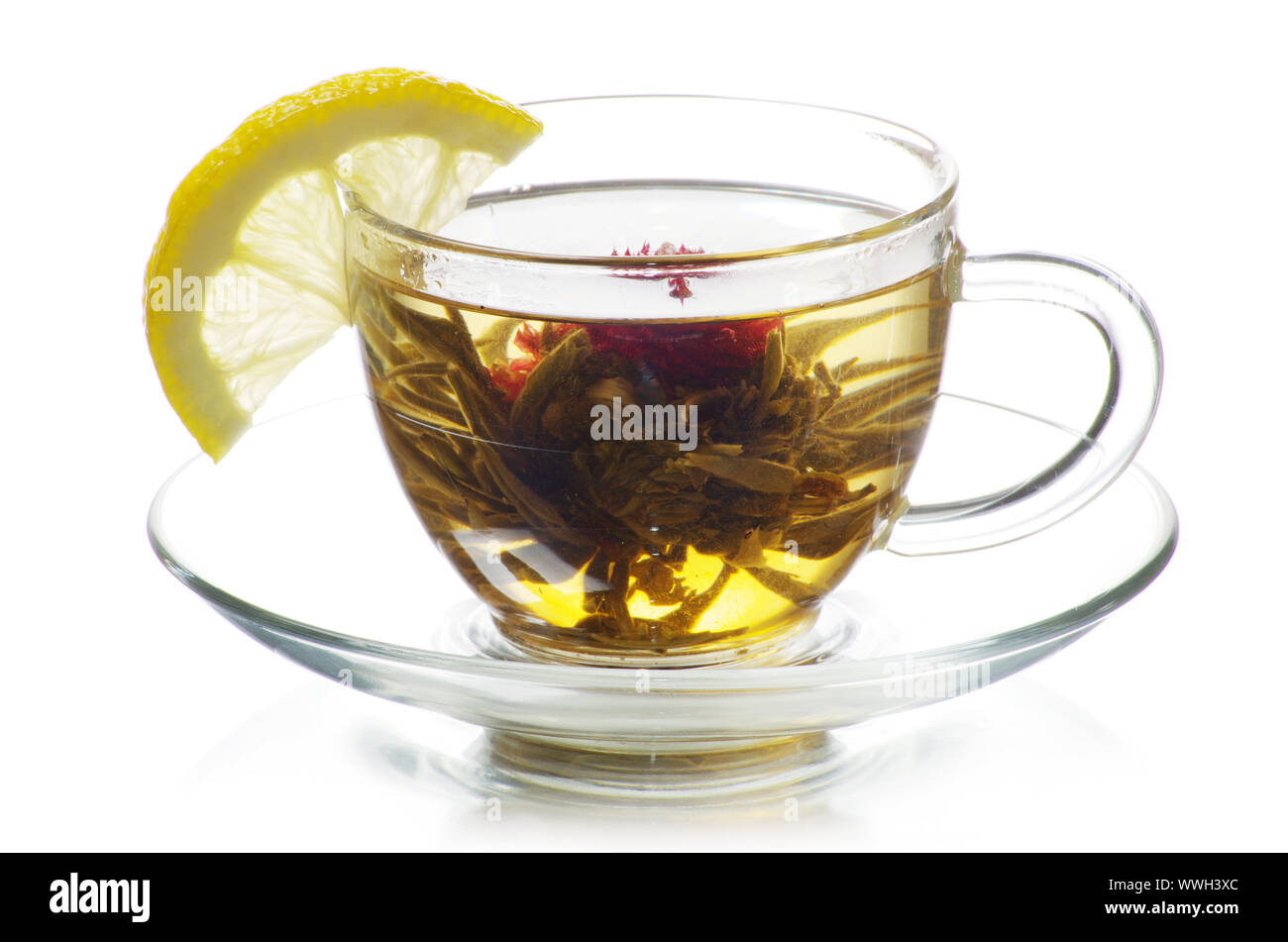 tea in cup isolated on white background Stock Photo - Alamy