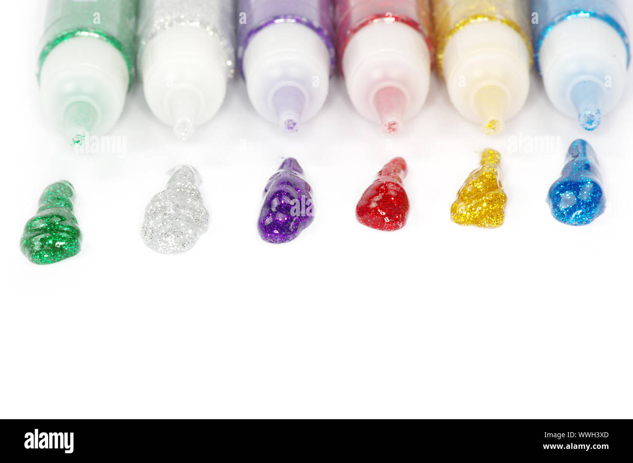 Tubes of colorful oil paint Stock Photo - Alamy