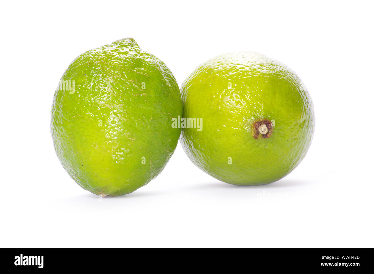 Fresh ripe lime isolated on white background Stock Photo - Alamy