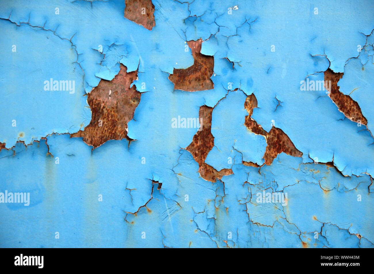 grunge blue rusted metal surface texture Stock Photo - Alamy
