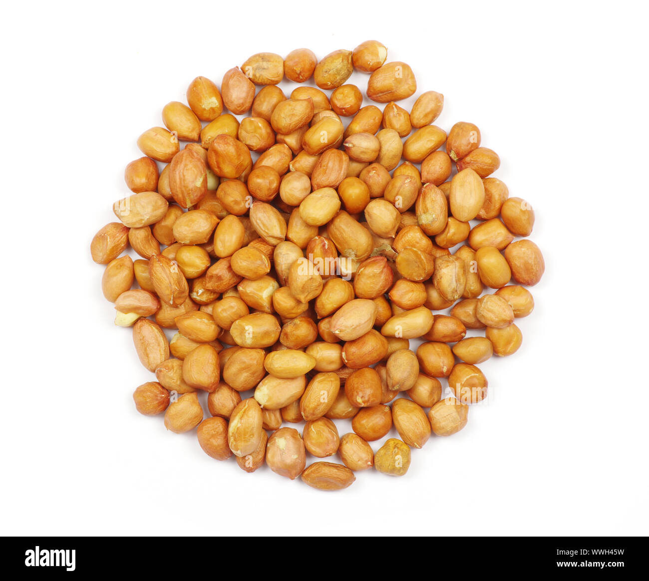peanuts isolated on white background Stock Photo - Alamy