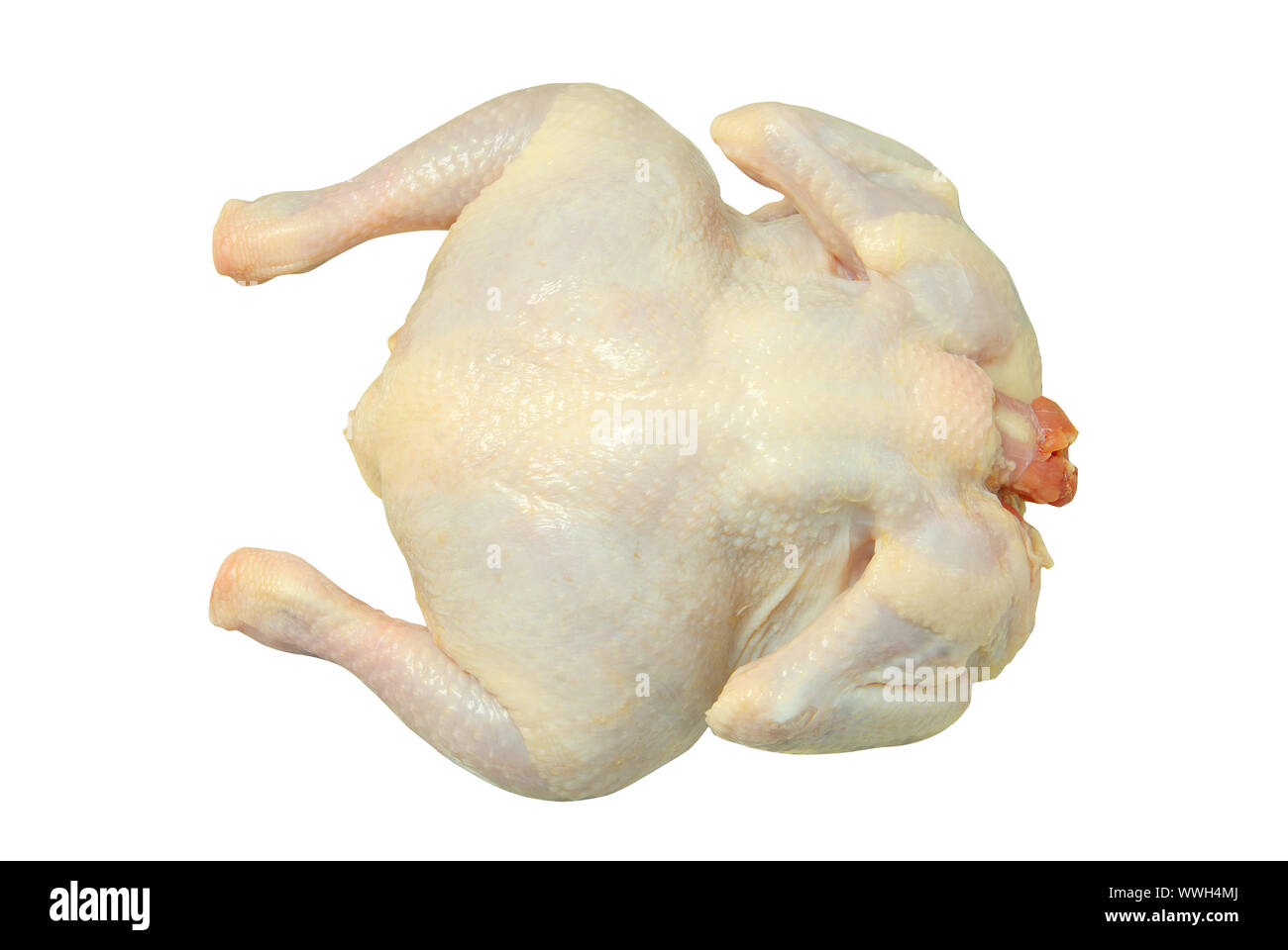 raw chicken isolated on white background Stock Photo - Alamy