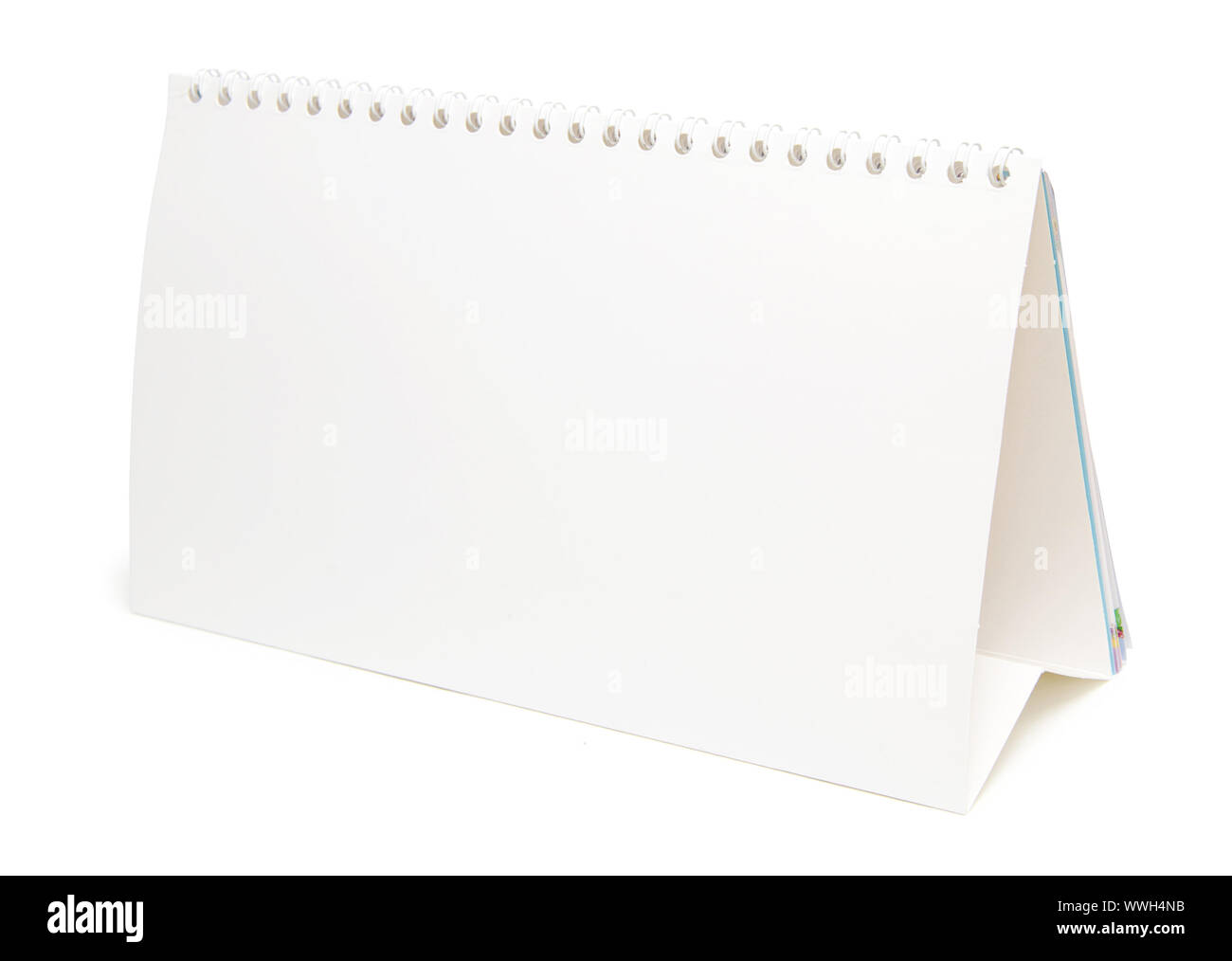 paper calendar isolated on white background Stock Photo - Alamy