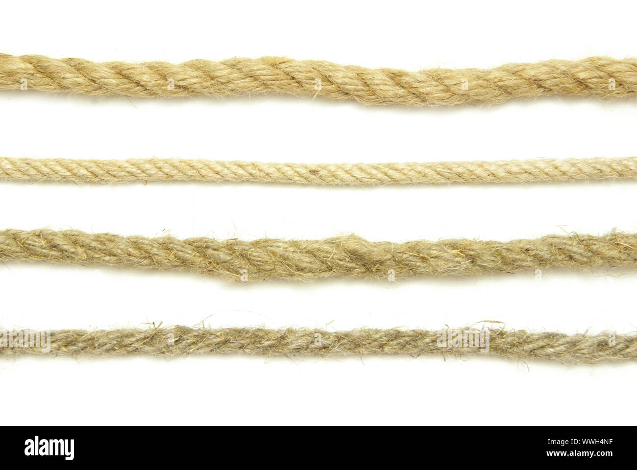 rope isolated on a white background Stock Photo - Alamy