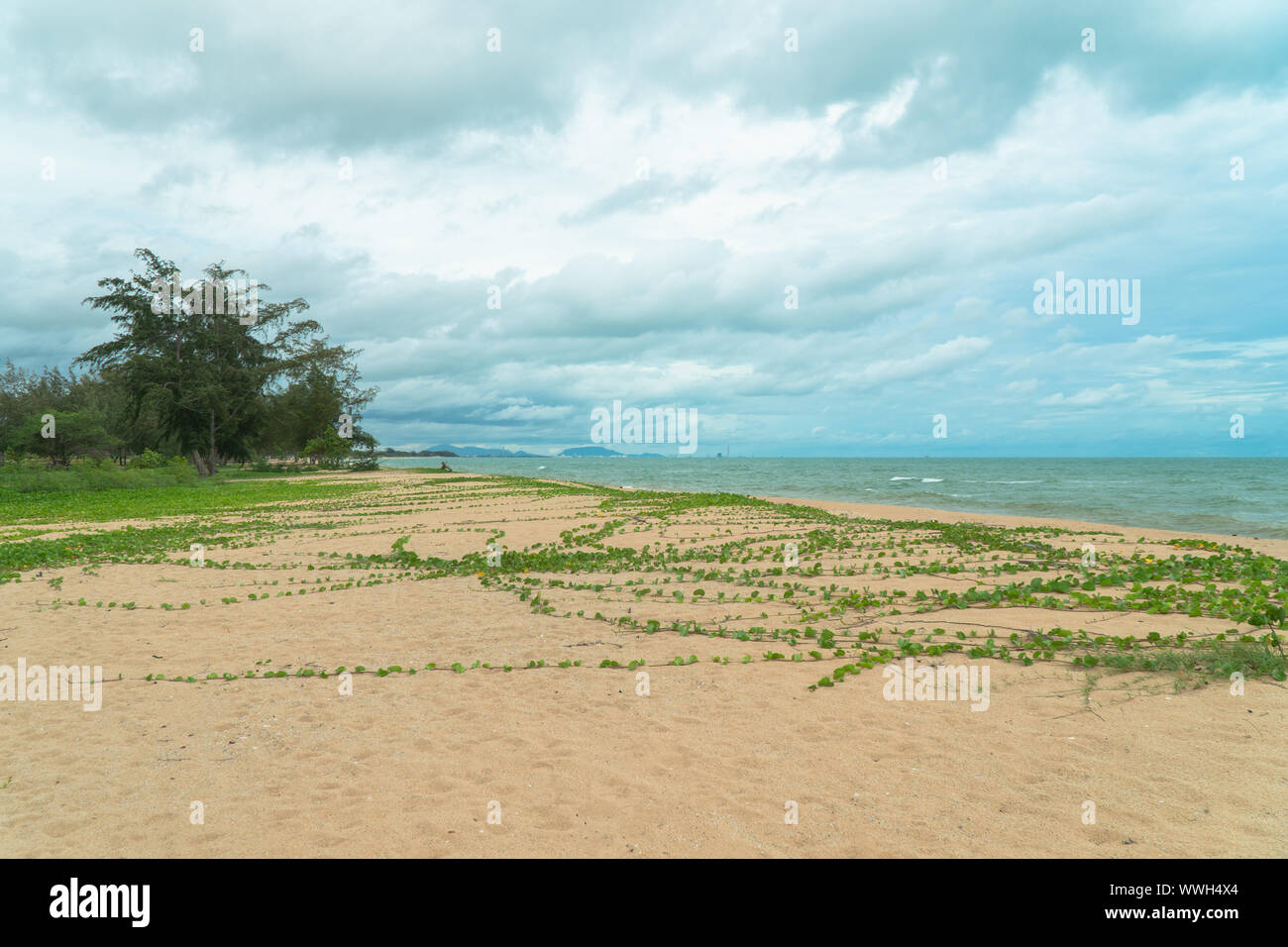 Naphat Tharaphirom Beach close U Tapao airport and connect to Chonburi ...
