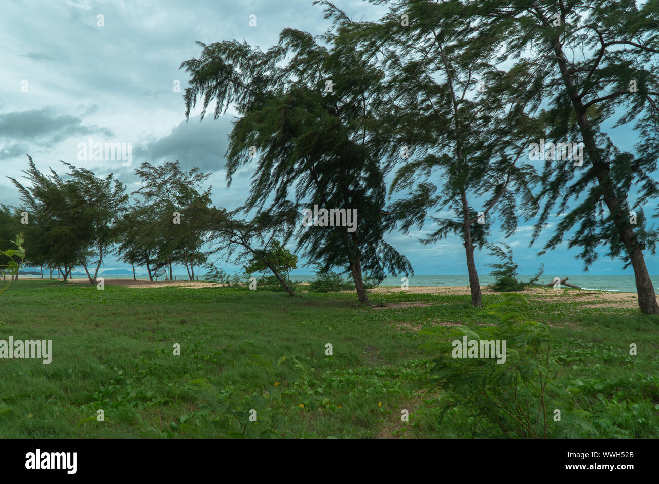 Naphat Tharaphirom Beach close U Tapao airport and connect to Chonburi ...