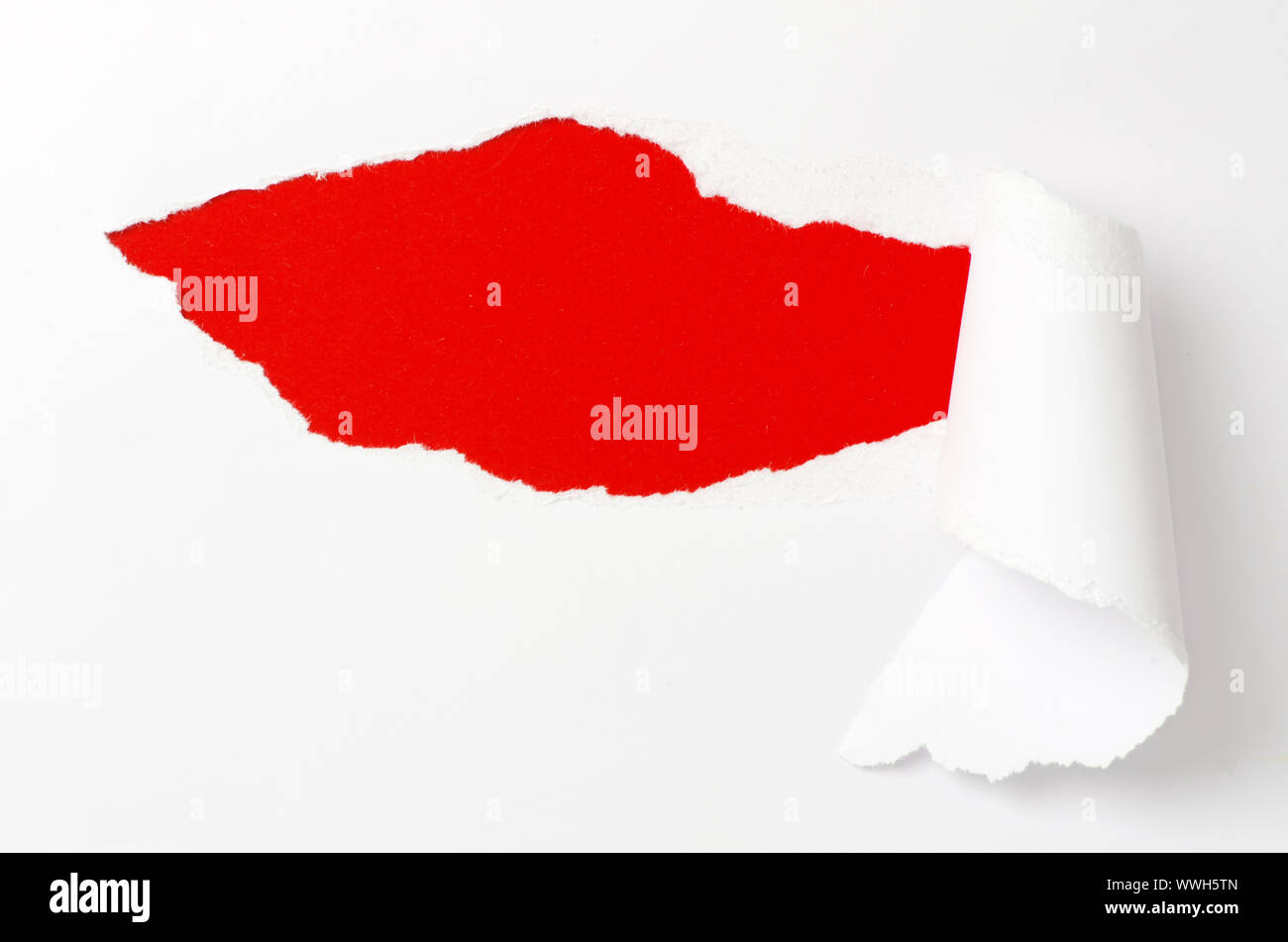 torn paper with space for your message Stock Photo - Alamy