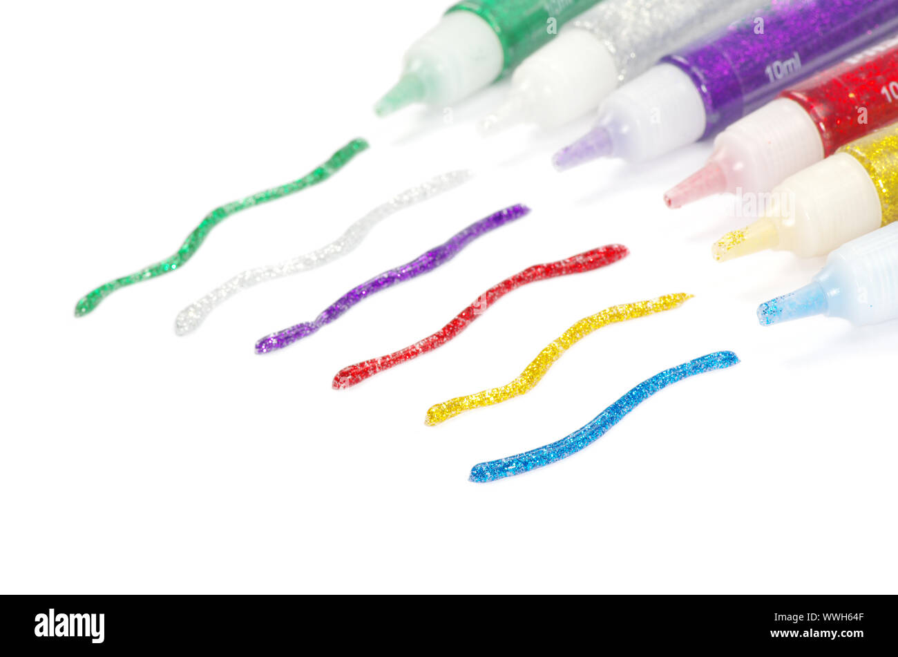 Tubes of colorful oil paint Stock Photo - Alamy