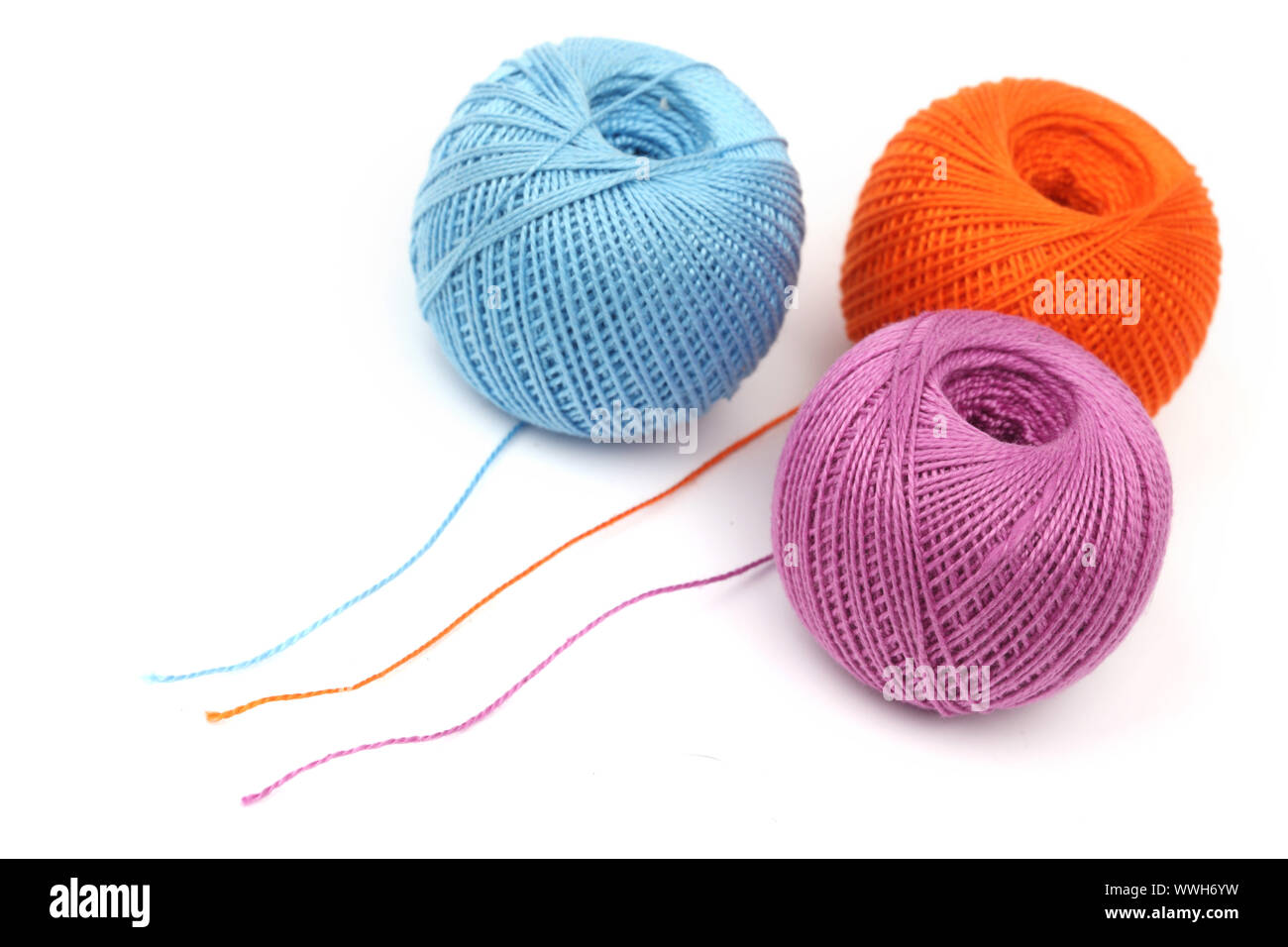 thread isolated on white background Stock Photo - Alamy