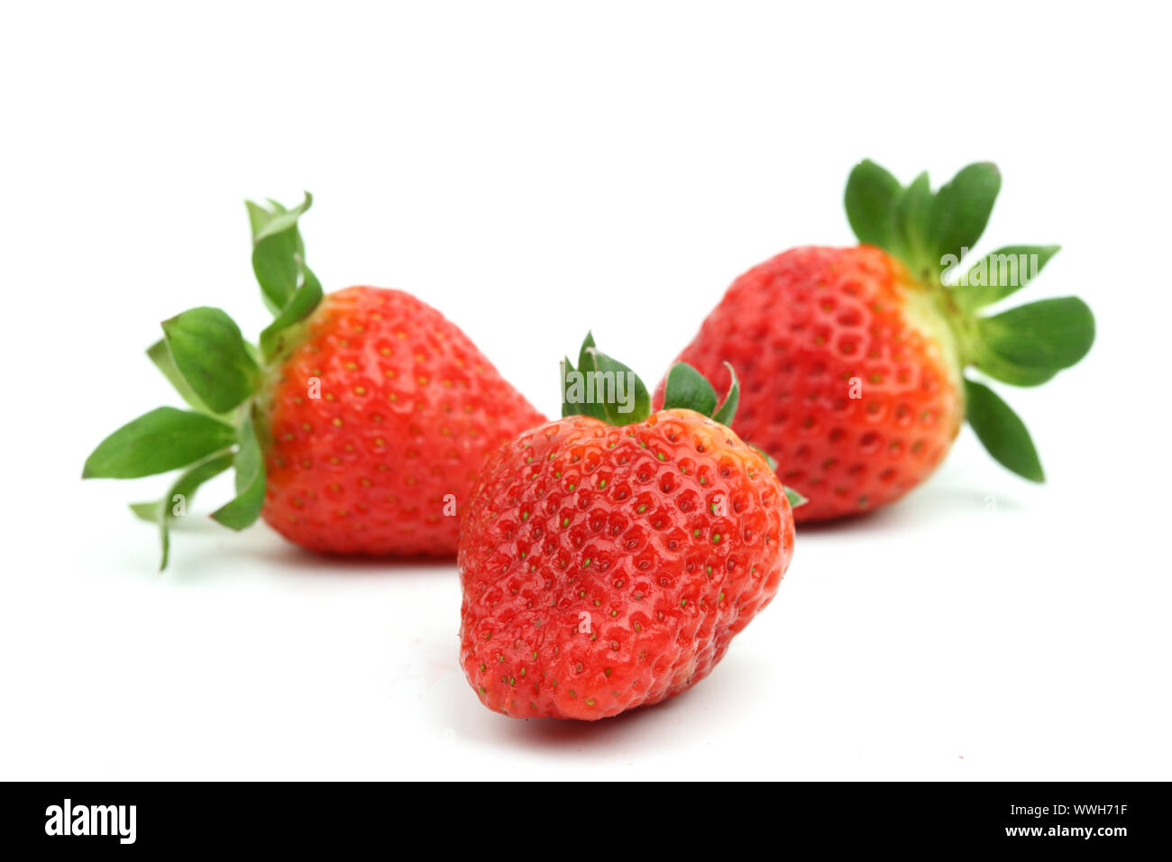 strawberry pile isolated Stock Photo - Alamy