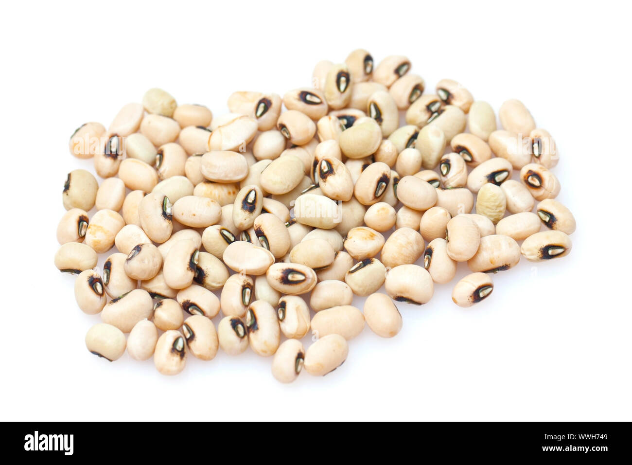 Yellow beans isolated on white background Stock Photo - Alamy