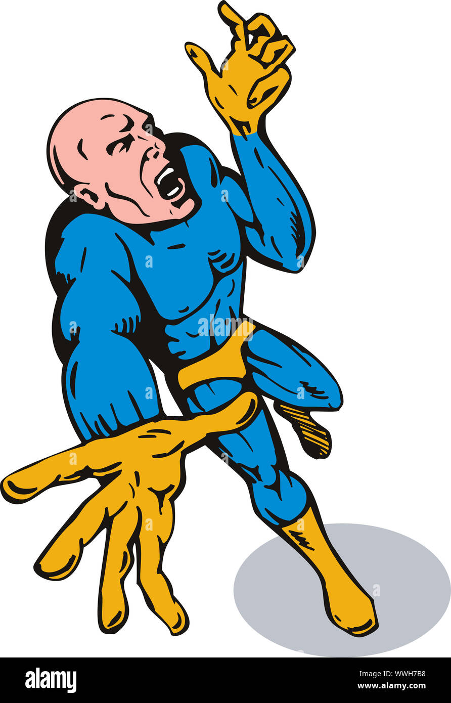 Cartoon super punch hi-res stock photography and images - Alamy
