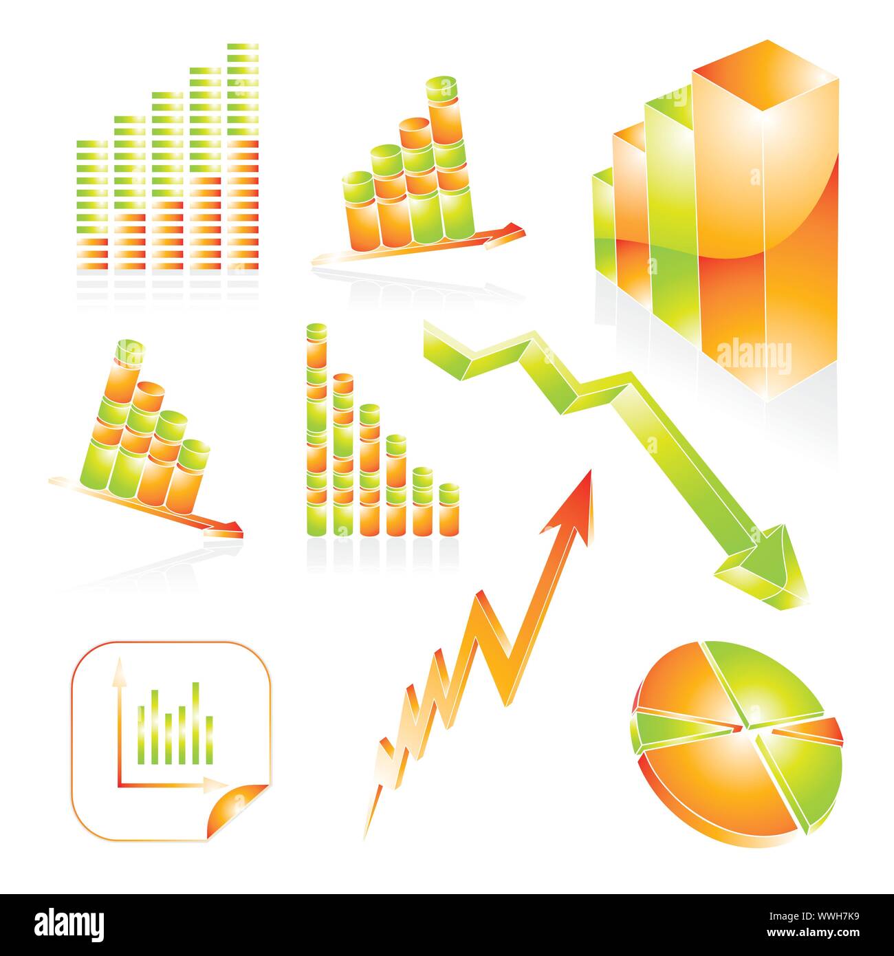Forecast graphs Stock Vector Images - Alamy