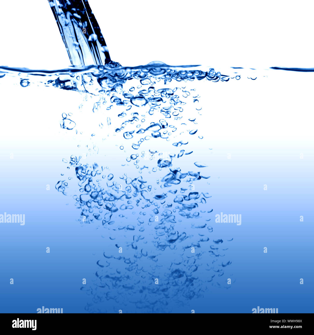 water falling close up bubble stream Stock Photo - Alamy
