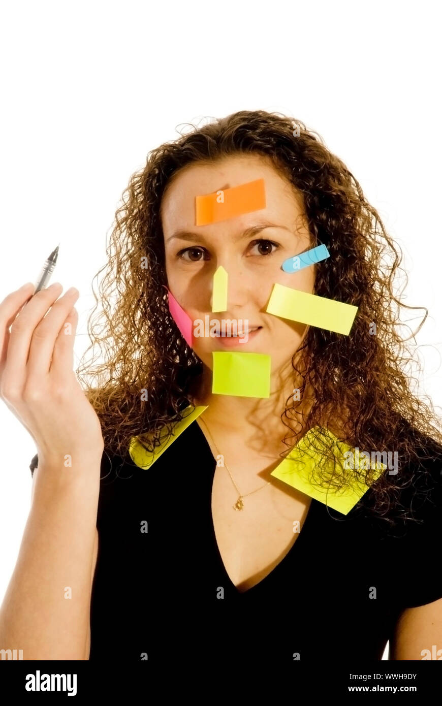 Girl almost forgotten everything Stock Photo - Alamy