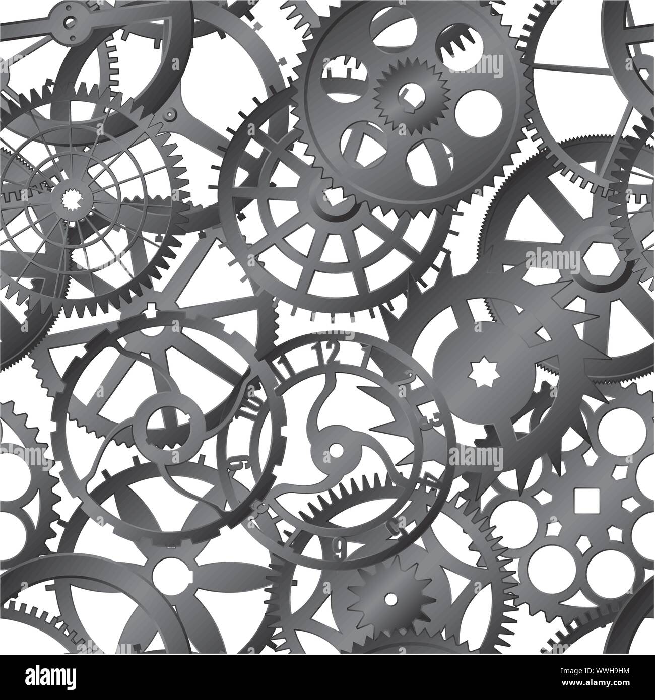 Seamless vector texture - watch gears Stock Vector Image & Art - Alamy