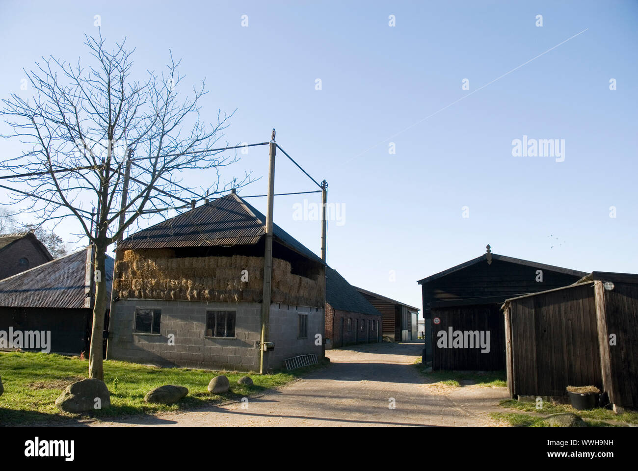 old traditional farm Stock Photo - Alamy