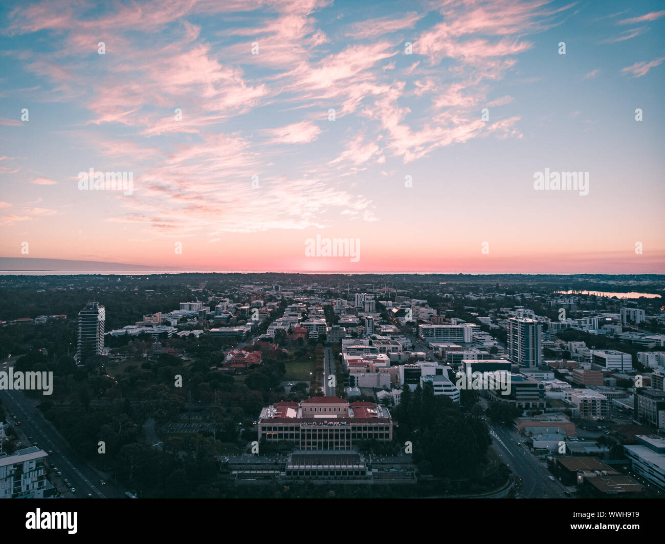 Perth aerial hi-res stock photography and images - Alamy