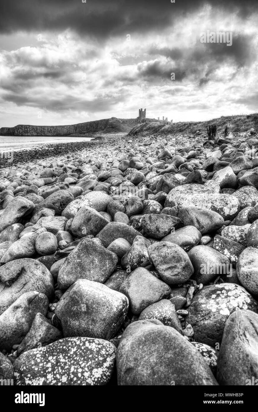 Dunstanburgh Castle, Northumberland, UK, England, Dunstanburgh Castle ...