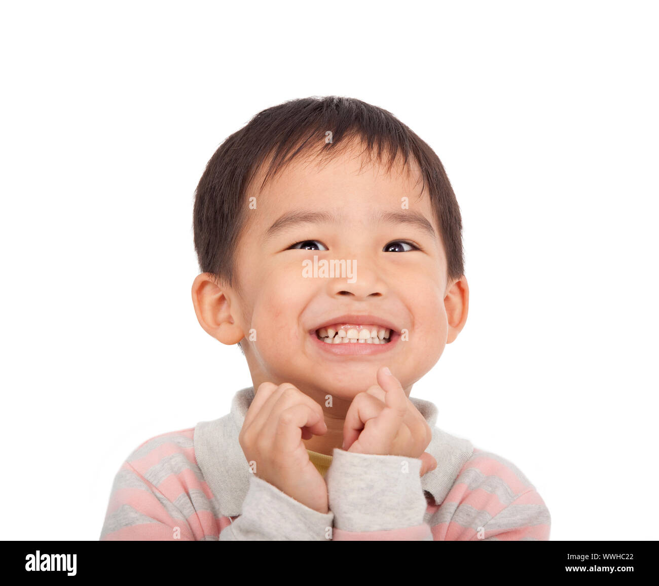 Excited face of asian boy Stock Photo - Alamy