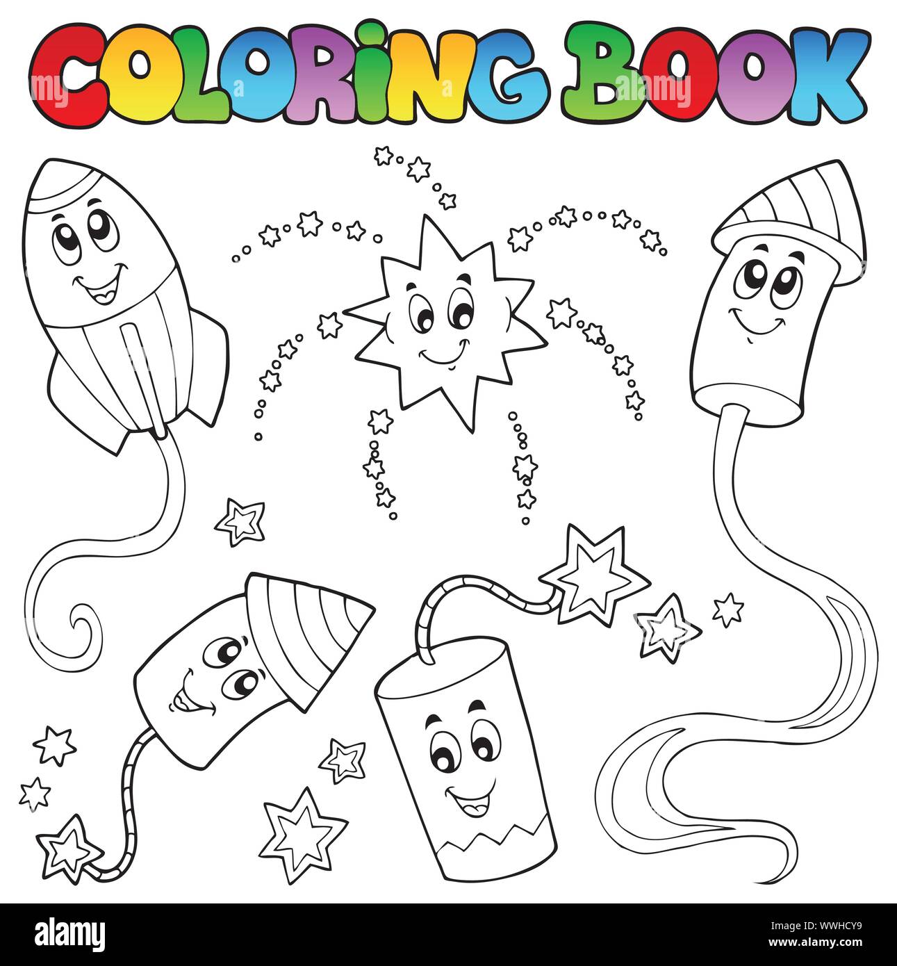 Fireworks rocket clipart hi-res stock photography and images - Alamy