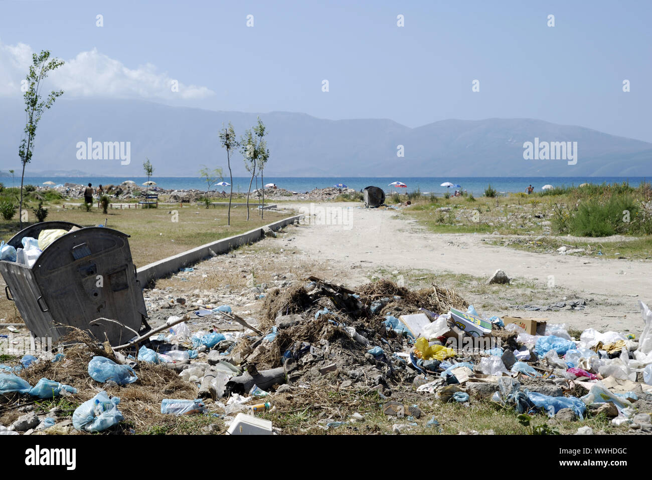 Waste problems in Albania Stock Photo - Alamy
