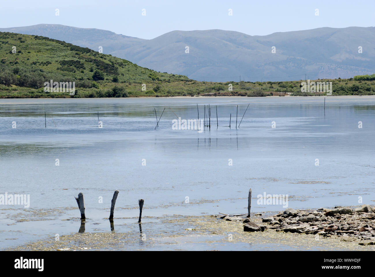 Myzeqe plain Albania Stock Photo - Alamy