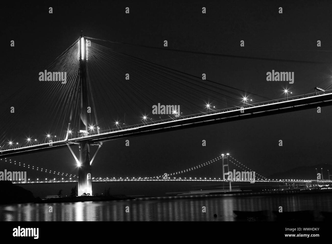 Ting kau bridge cable hi-res stock photography and images - Alamy